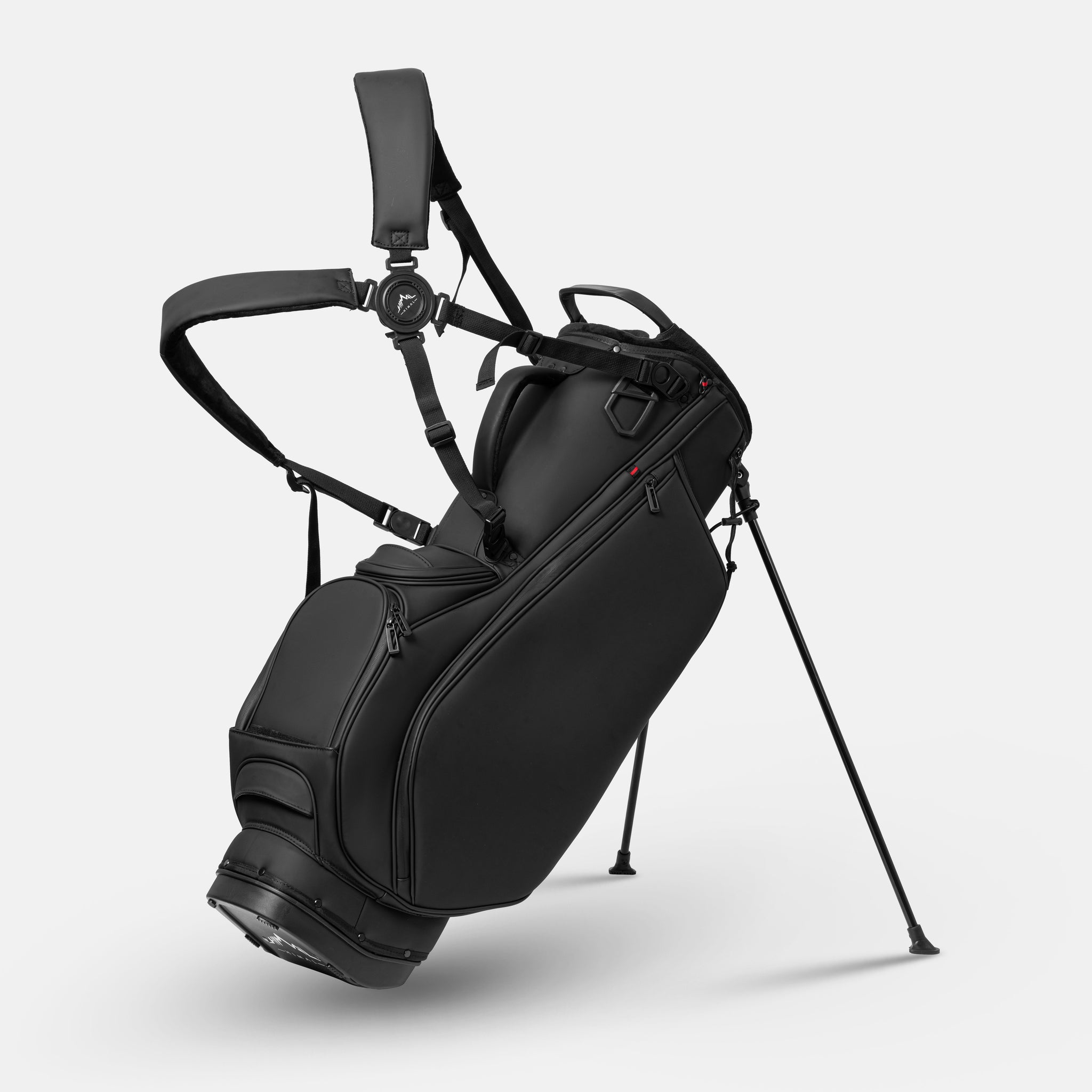 Premium 14-Way Leather Golf Stand Bag – Lightweight & Ergonomic with F