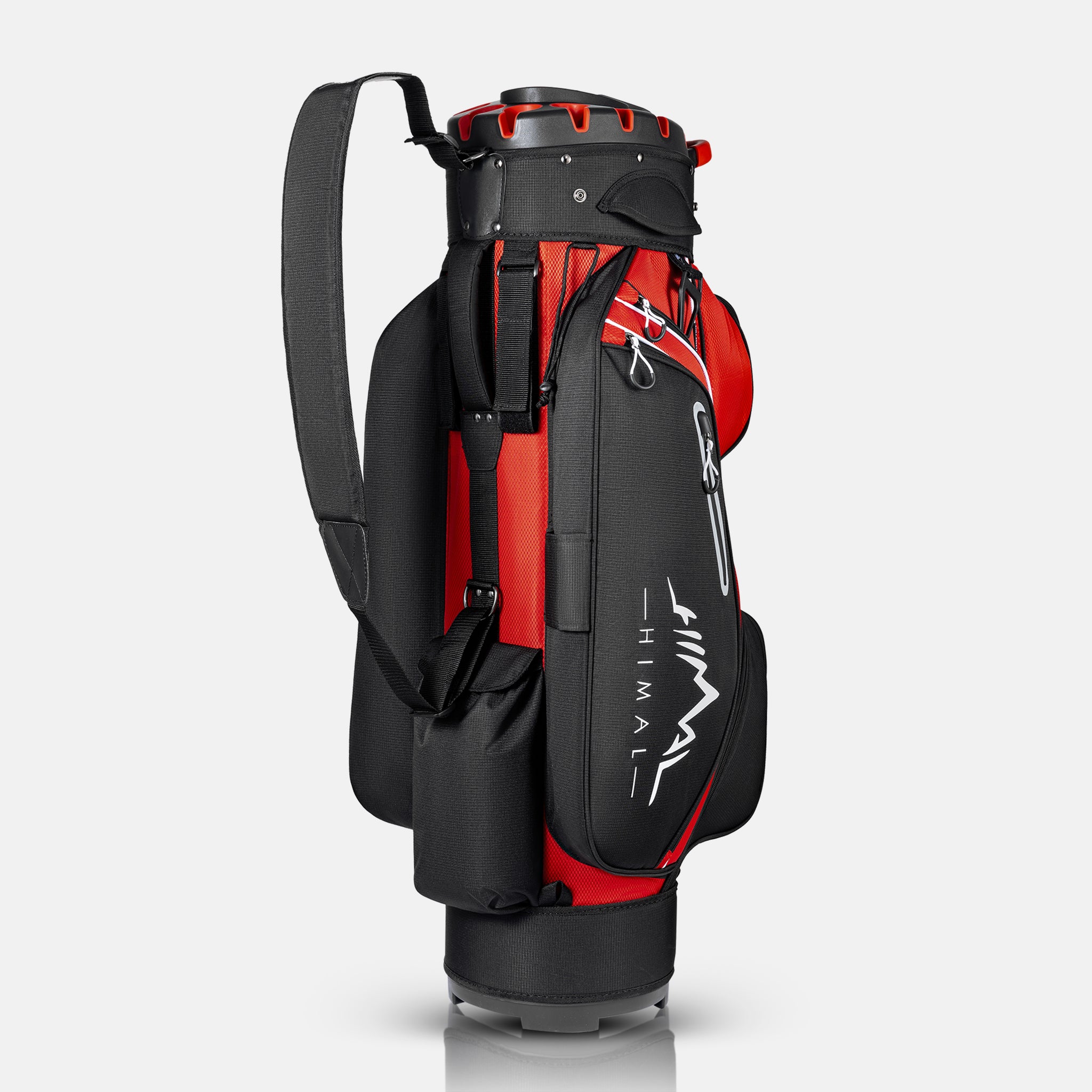 uniHimal S&T-LOCK 14 Way Golf Cart Bag Pro Red